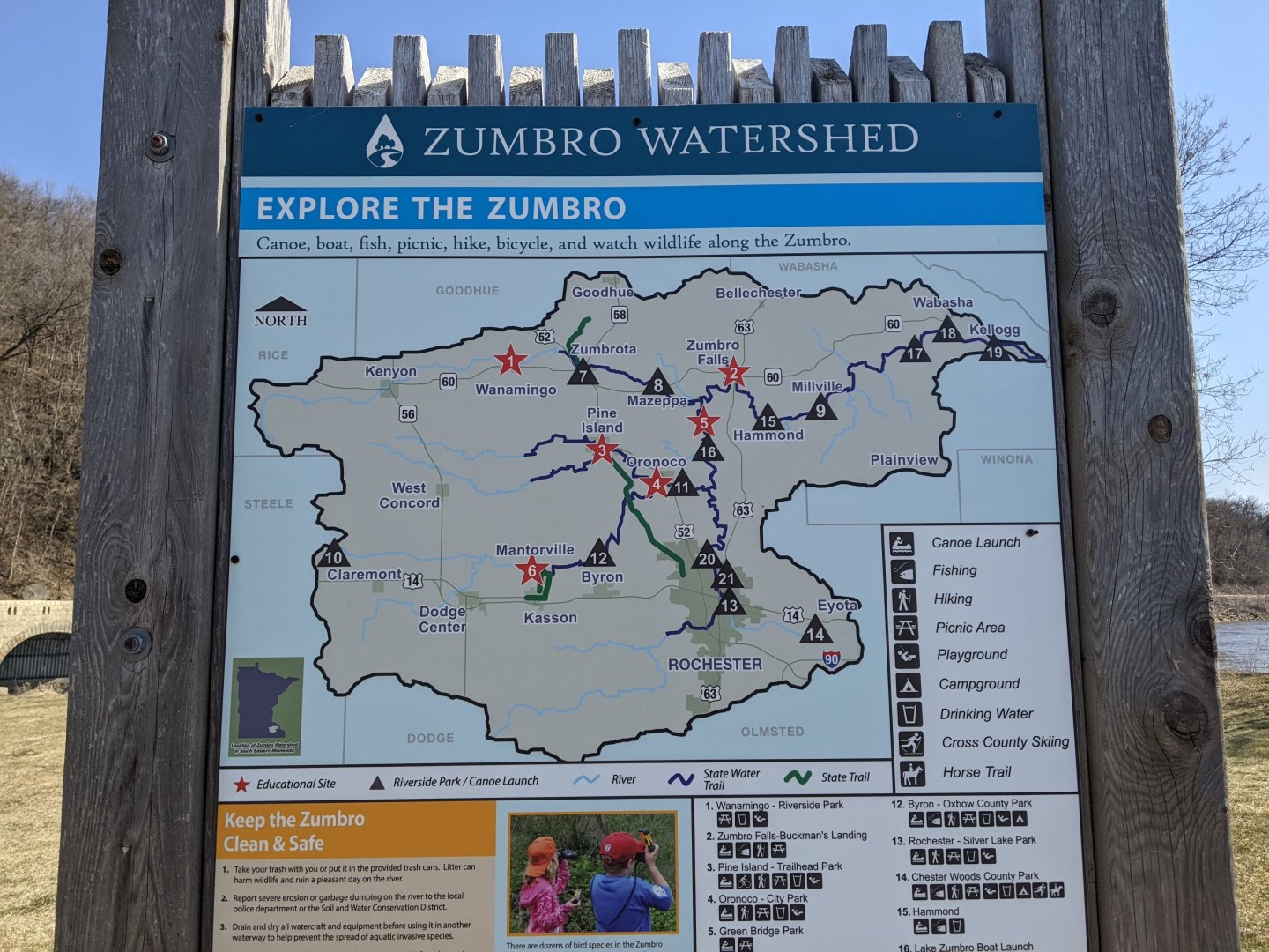 Canoeing the Zumbro River – Elspeth Ronnander