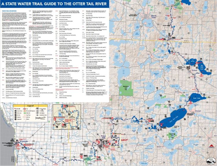 Canoeing the Otter Tail River and the First Map of the Red – Elspeth ...